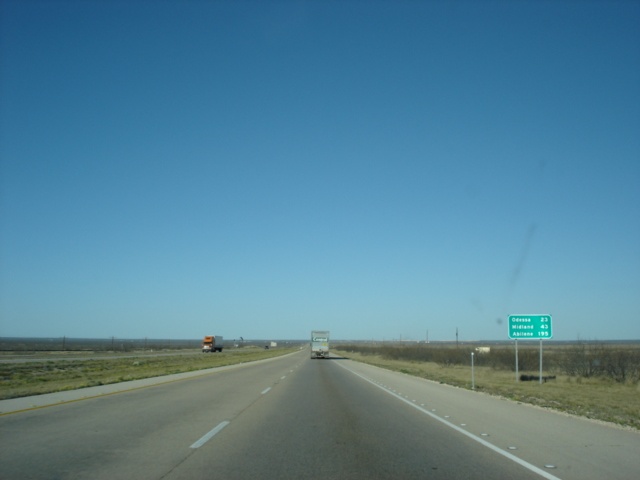 OKRoads -- Interstate 20 Texas -- Eastbound -- Interstate 10 to Big Spring