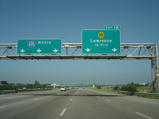 OKRoads -- Interstate 435 Kansas -- Inner Loop