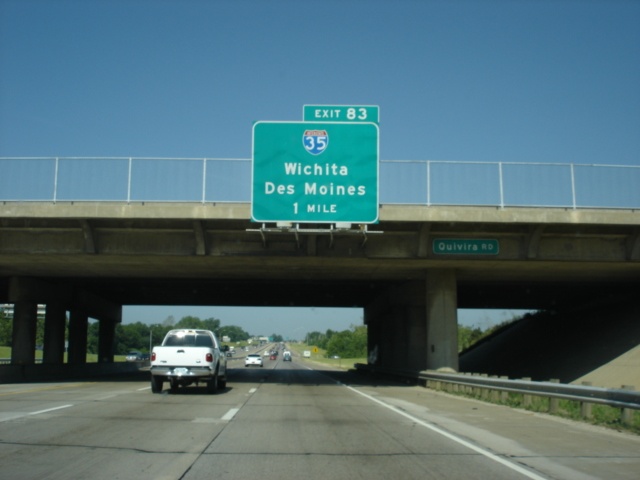 OKRoads -- Interstate 435 Kansas -- Inner Loop
