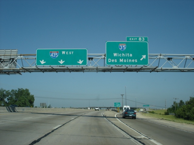 OKRoads -- Interstate 435 Kansas -- Inner Loop
