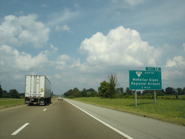 OKRoads -- Interstate 40 Tennessee -- Eastbound - Tennessee 385 to Dickson