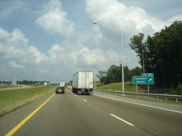 OKRoads -- Interstate 40 Tennessee -- Eastbound - Tennessee 385 to Dickson