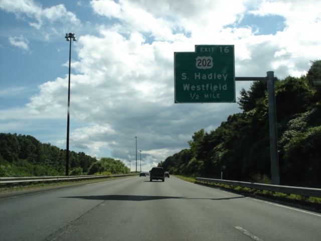 OKRoads -- Interstate 91 Massachusetts - Southbound
