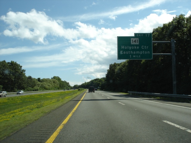 OKRoads -- Interstate 91 Massachusetts - Southbound
