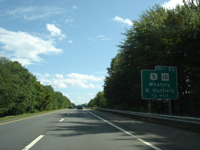 OKRoads -- Interstate 91 Massachusetts - Southbound