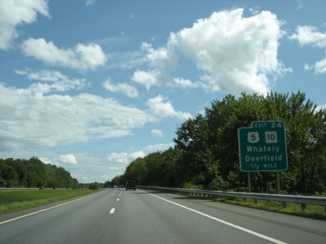 OKRoads -- Interstate 91 Massachusetts - Southbound