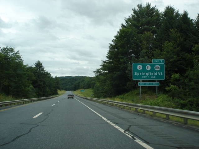 OKRoads -- Interstate 91 Vermont - Southbound