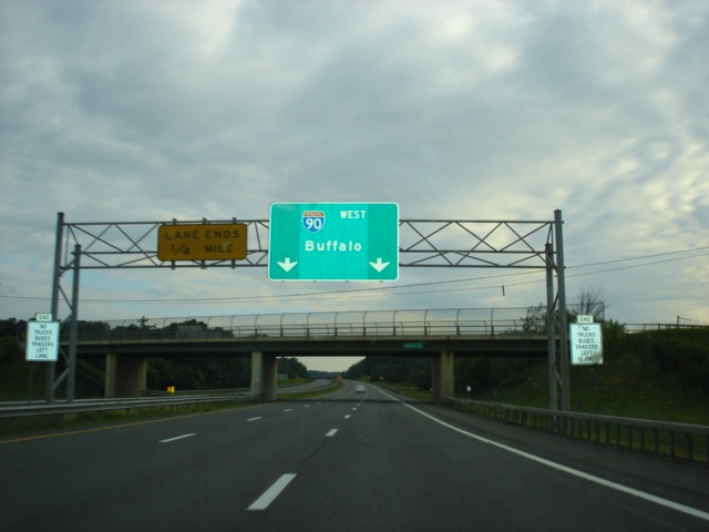 OKRoads -- Interstate 90 New York - Westbound - Interstate 87 to ...