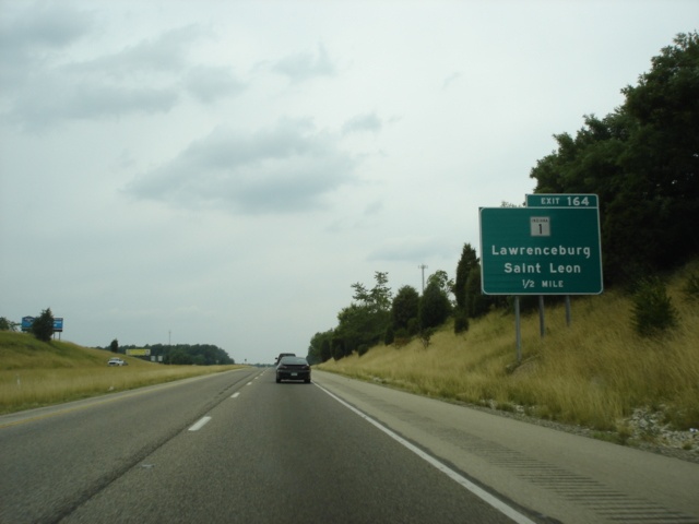 OKRoads -- Interstate 74 Indiana - Westbound - Ohio State Line to ...
