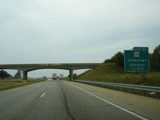 OKRoads -- Interstate 74 Indiana - Westbound - Interstate 65 to ...