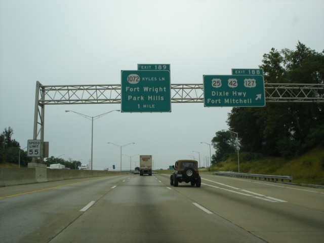 OKRoads -- Interstate 71 Kentucky - Northbound