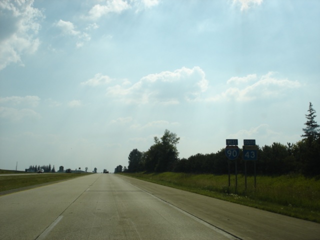OKRoads -- Interstate 90 Minnesota - Westbound - Wisconsin State Line ...